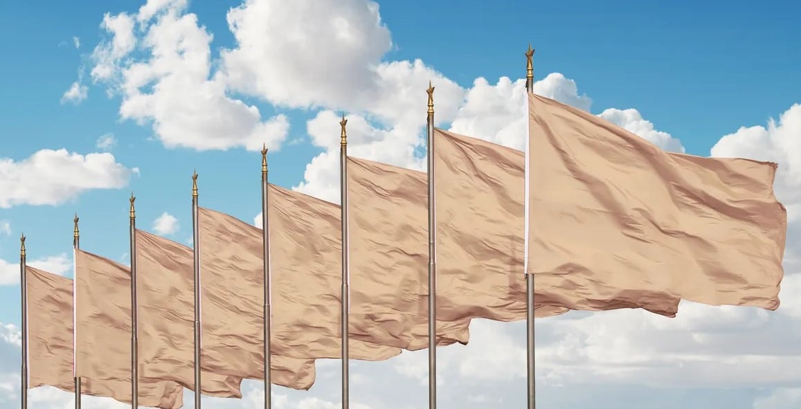 what is a beige flag?