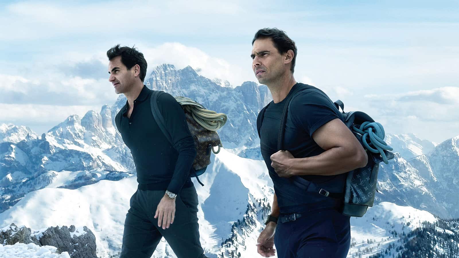 Roger Federer and Rafa Nadal star in Louis Vuitton's Core Values ...