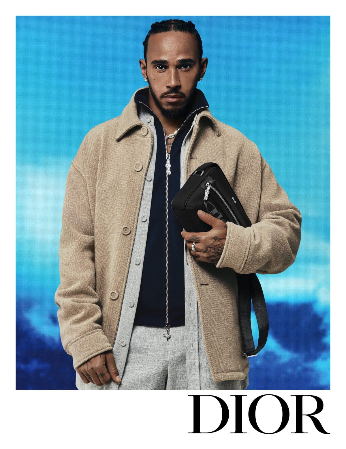 Dior and Lewis Hamilton Get Frosty in New Collaboration | Esquire ...