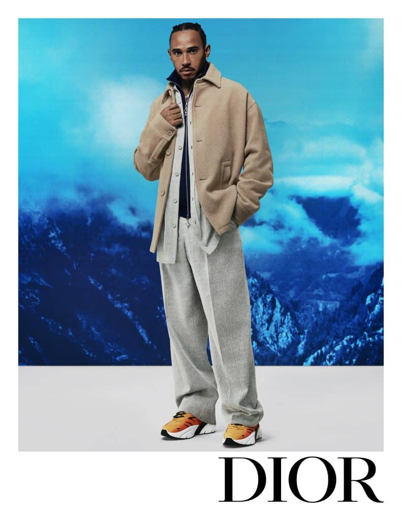 Dior and Lewis Hamilton Get Frosty in New Collaboration | Esquire ...