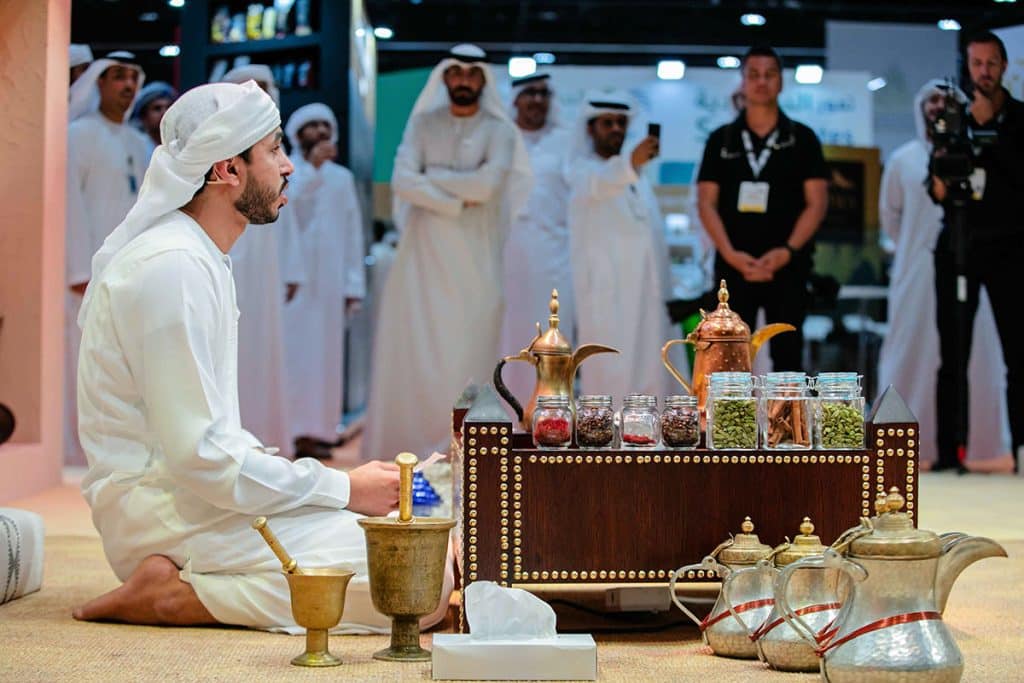 Gahwa is the symbol of Emirati hospitality and it is pretty serious ...